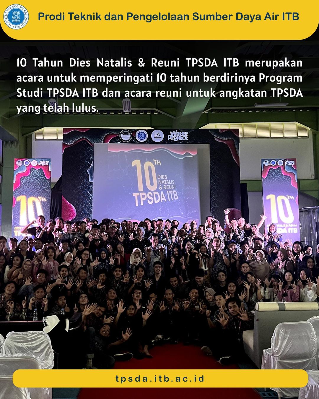 10 Tahun Dies Natalis & Reuni TPSDA ITB – PROGRAM STUDI TEKNIK DAN ...